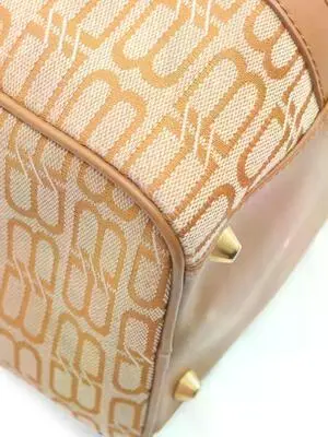 Balenciaga Bb Logo Canvas Handbag