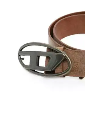 DIESEL® Oval D Plaque Belt