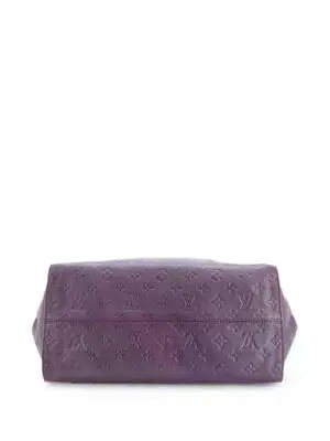 LOUIS VUITTON Lumineuse Handbag Monogram Empreinte Leather Tote Bag - Purple