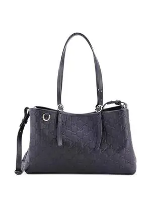 Gucci Leather Medium Shoulder Bag - Black