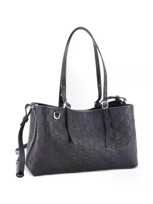 Gucci Leather Medium Shoulder Bag - Black