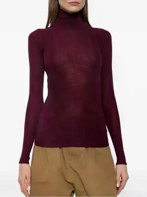 JIL SANDER Ribbed-knit Wool Sweater