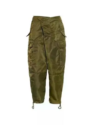 Dsquared2 Asymmetric Cargo Pants With Drawstring Cuffs
