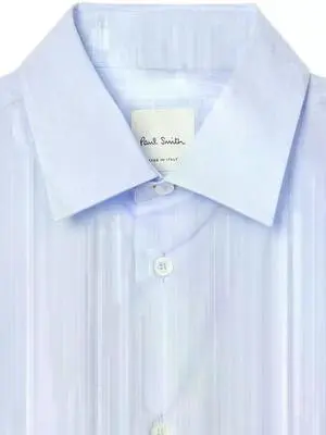 Paul Smith Regular-fit Stretch-cotton Travel Shirt - Blue