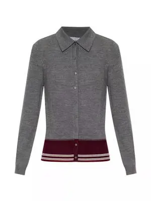 IRO PARIS Miel Striped-trim Button-down Shirt