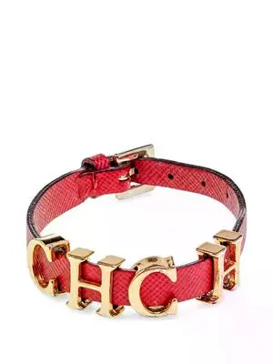 Carolina Herrera Logo-charm Bracelet - Red