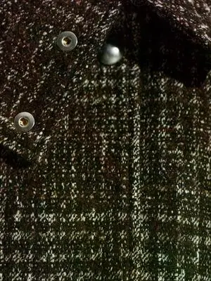 IRO PARIS Check-pattern Belted Jacket