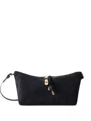 Furla Suede Shoulder Bag - Blue