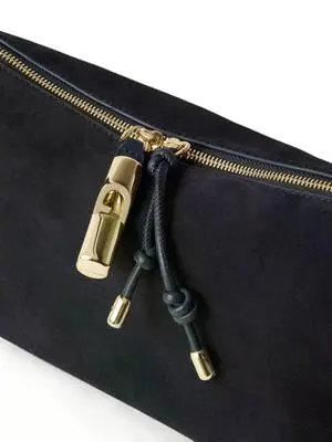Furla Suede Shoulder Bag