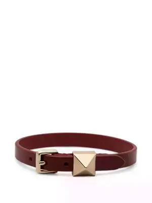 Valentino Garavani Vlogo Signature Leather Bracelet