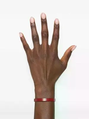 Valentino Garavani Vlogo Signature Leather Bracelet