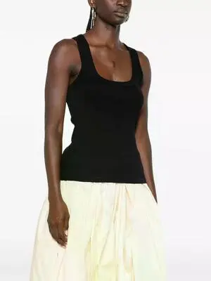 Jacquemus Le Gros Grain Scoop-neck Ribbed-knit Tank Top