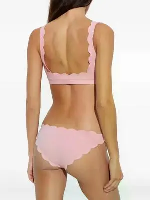 Marysia Scalloped-edge Bikini Bottoms