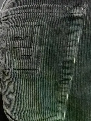 Fendi Corduroy Ff-logo Trousers