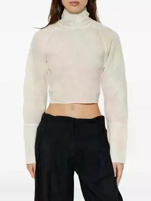 IRO PARIS Argyle-knit Roll-neck Sweater