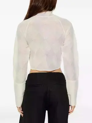 IRO PARIS Argyle-knit Roll-neck Sweater
