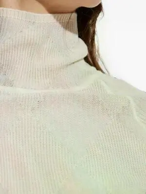 IRO PARIS Argyle-knit Roll-neck Sweater