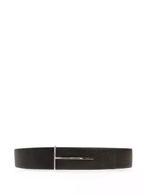 TOM FORD T-buckle Reversible Belt - Brown