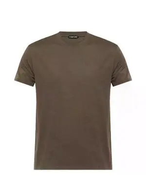 TOM FORD Crew-neck T-shirt - Brown