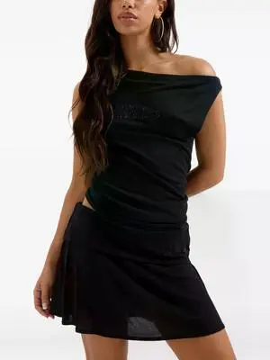 Juicy Couture Diamanté Logo Draped Top