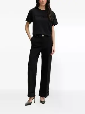 TWINSET Logo Embroidered T-shirt