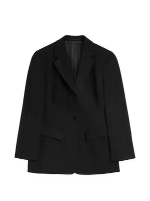 JIL SANDER Long Sleeves Blazer - Black