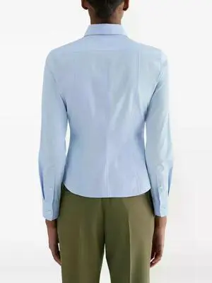 JIL SANDER Fitted Cotton-poplin Shirt