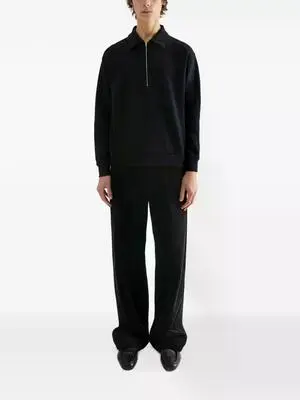 JIL SANDER Belted Trousers - Black