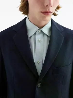 JIL SANDER Wool Poplin Blazer