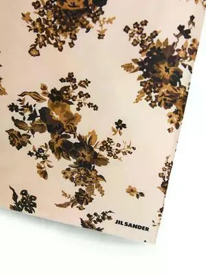 JIL SANDER Printed Silk Foulard