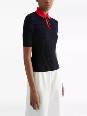 JIL SANDER Ribbed Lightweight Wool Sweater