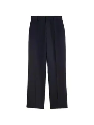 JIL SANDER High-waisted Trousers - Blue