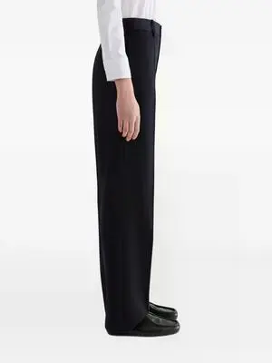 JIL SANDER High-waisted Straight Leg Trousers - Blue