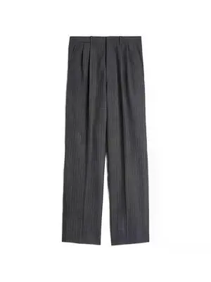 JIL SANDER Tailored Pinstripe Trousers - Grey