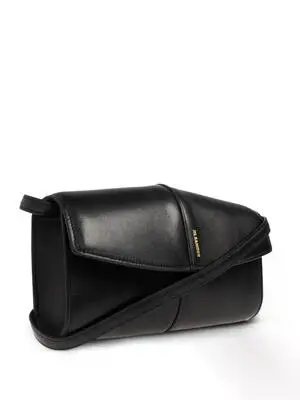 JIL SANDER Linea Leather Cross Body Bag - Black