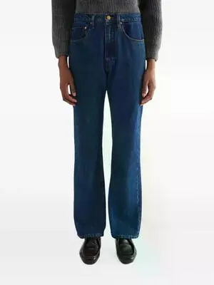 JIL SANDER Flared Cotton Jeans