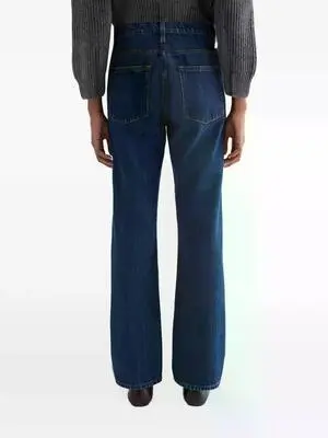 JIL SANDER Flared Cotton Jeans