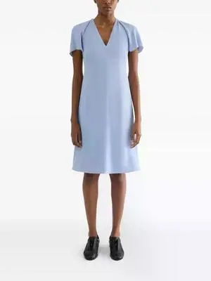 JIL SANDER Cape-detail A-line Dress