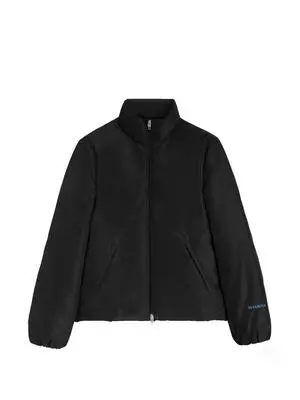 JIL SANDER Logo Print Down Jacket - Black