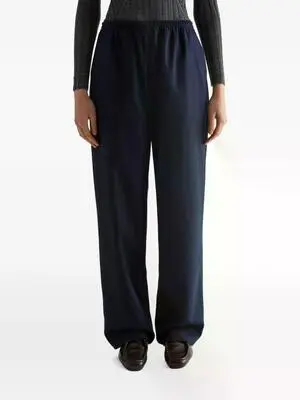 JIL SANDER Merino Wool Flannel Trousers