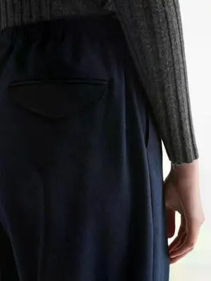 JIL SANDER Merino Wool Flannel Trousers