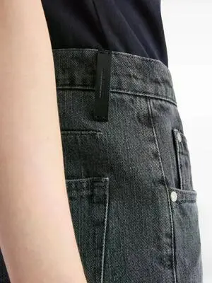 JIL SANDER Belt-loops Cotton Jeans