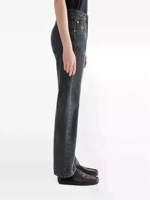 JIL SANDER Belt Loops Cotton Jeans - Grey