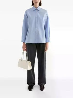 JIL SANDER Tapered Wide-leg Jeans