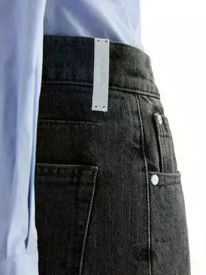 JIL SANDER Tapered Wide-leg Jeans