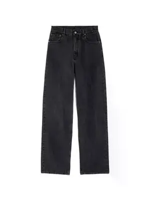 JIL SANDER Tapered Wide-leg Jeans - Grey