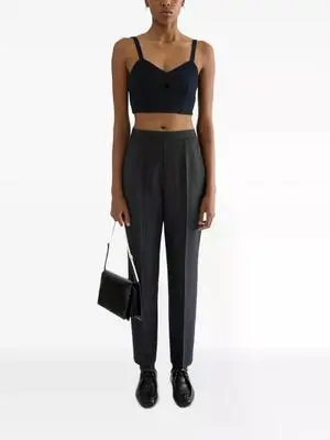 JIL SANDER Cut-out V-neck Top