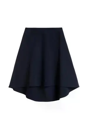 JIL SANDER Asymmetric Midi Skirt - Blue