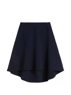 JIL SANDER Asymmetric Midi Skirt - Blue