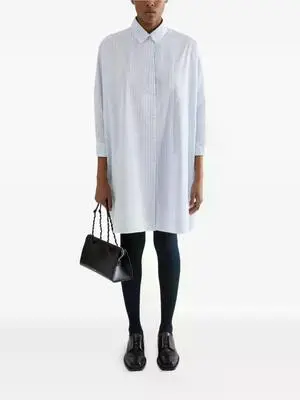 JIL SANDER Striped Cotton Poplin Shirt